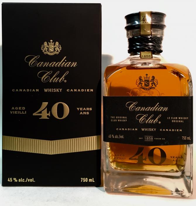 Canadian Club 40 Year Old Whisky | Oldest Bottled Canadian